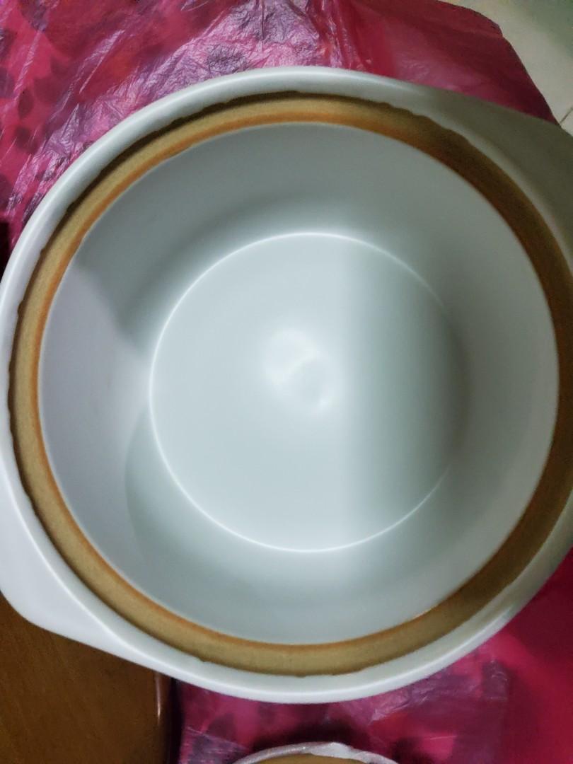 Ceramic Pot (Nestle) x2 set, Furniture & Home Living, Kitchenware ...