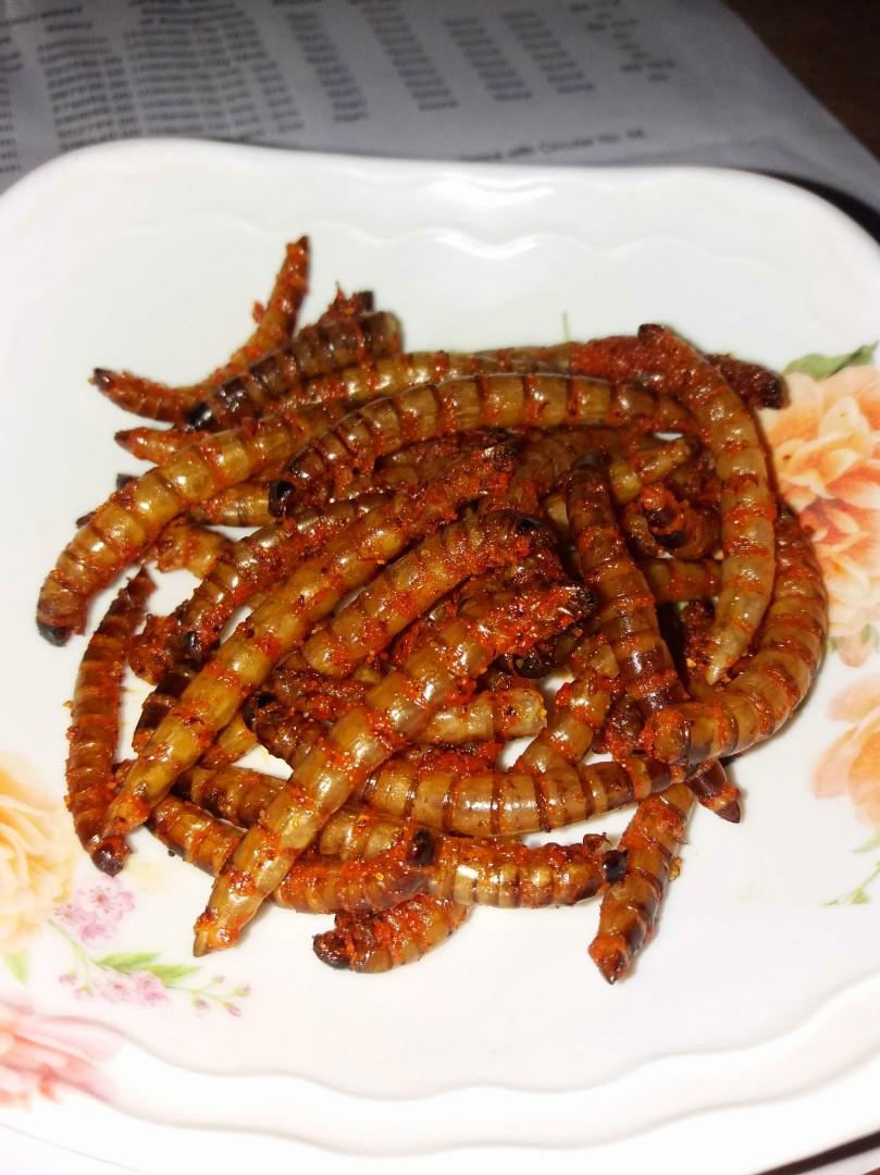 Chichaworm chicharon Superworm, Food & Drinks, Packaged & Instant Food ...