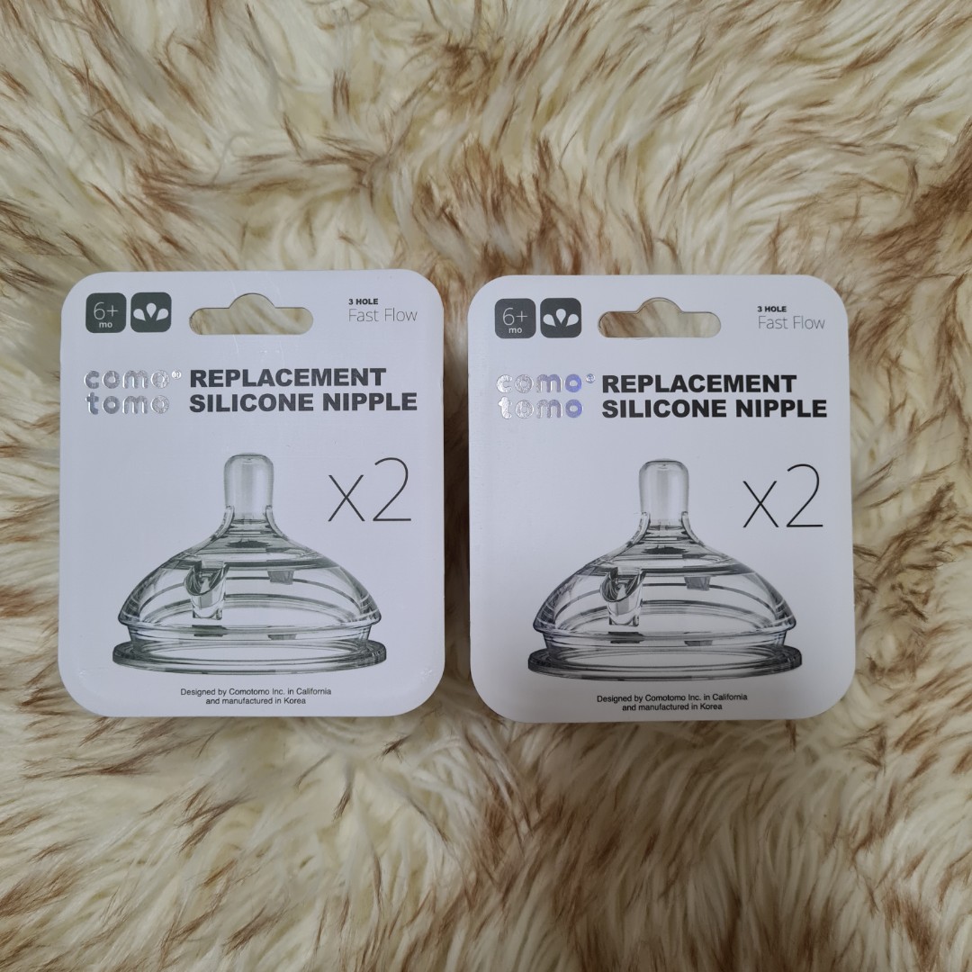 Comotomo Fast Flow Nipple, Babies & Kids, Nursing & Feeding ...