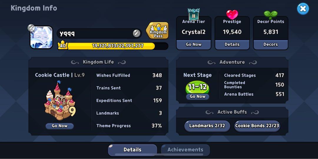 cookie run kingdom account, Video Gaming, Gaming Accessories, Game Gift ...