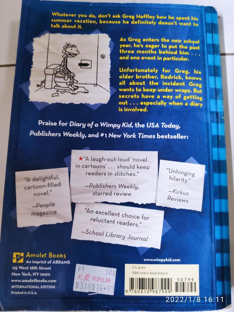 Diary Of A Wimpy Kid - Roderick Rules, Hobbies & Toys, Books ...