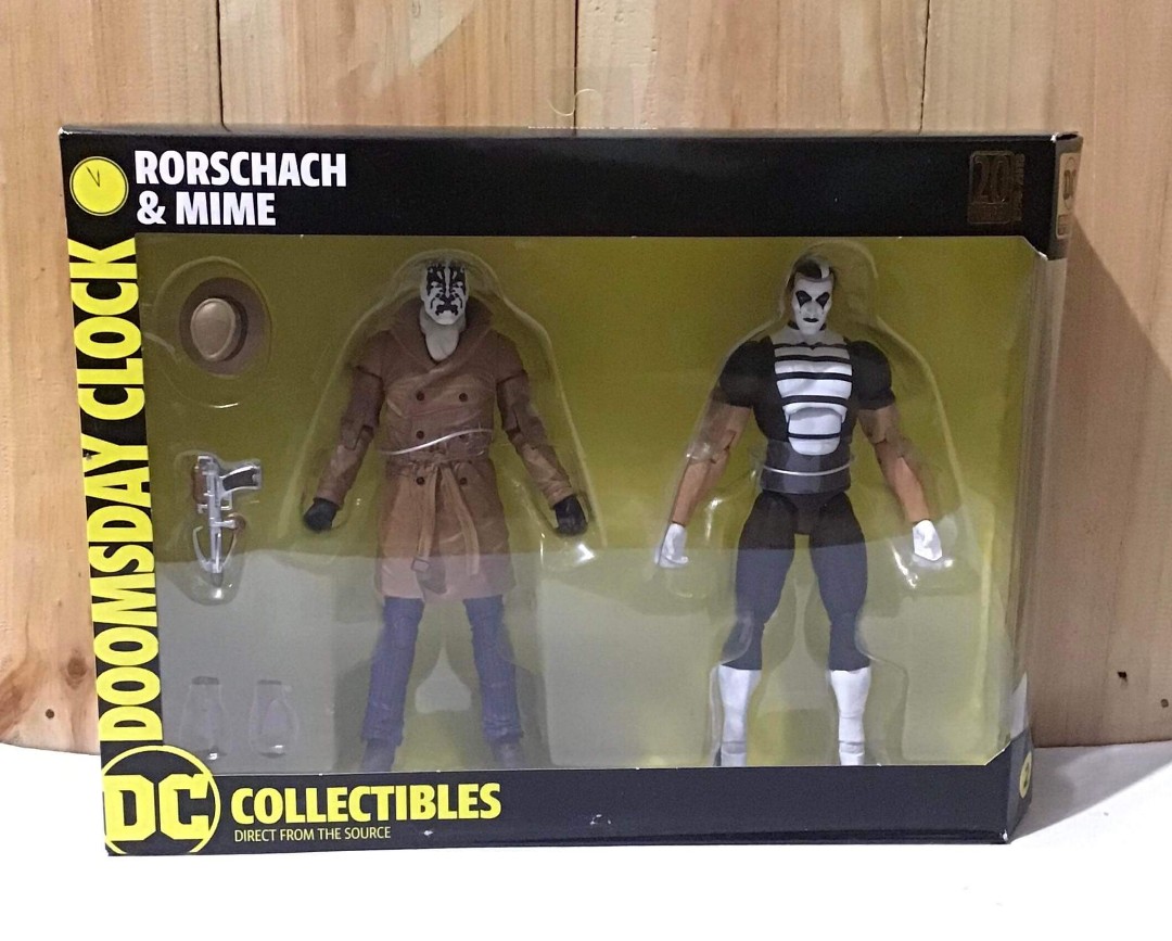Doomsday Clock Rorschach and Mime, Hobbies & Toys, Toys & Games on ...