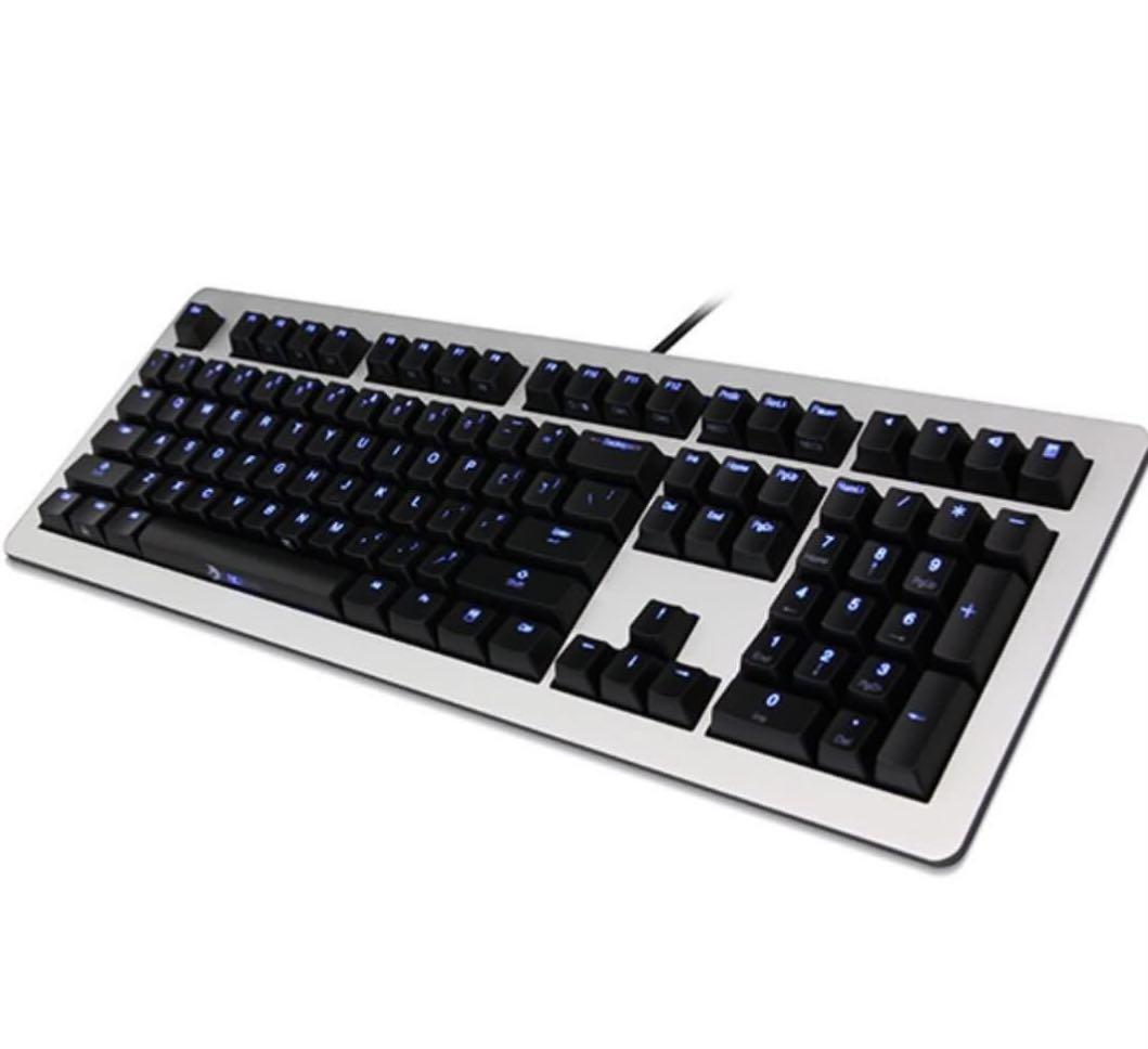 Ducky Legend Silver Frame Mechanical Gaming Keyboard (Red Switches ...