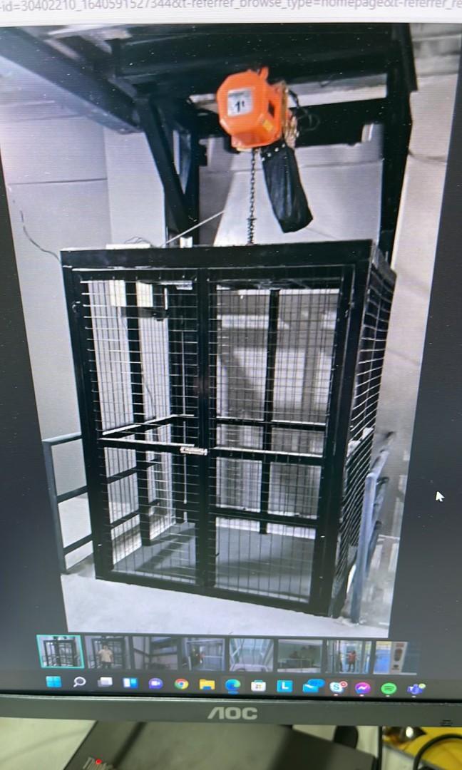 Elevator cargo lifter pwd homelift, Announcements on Carousell