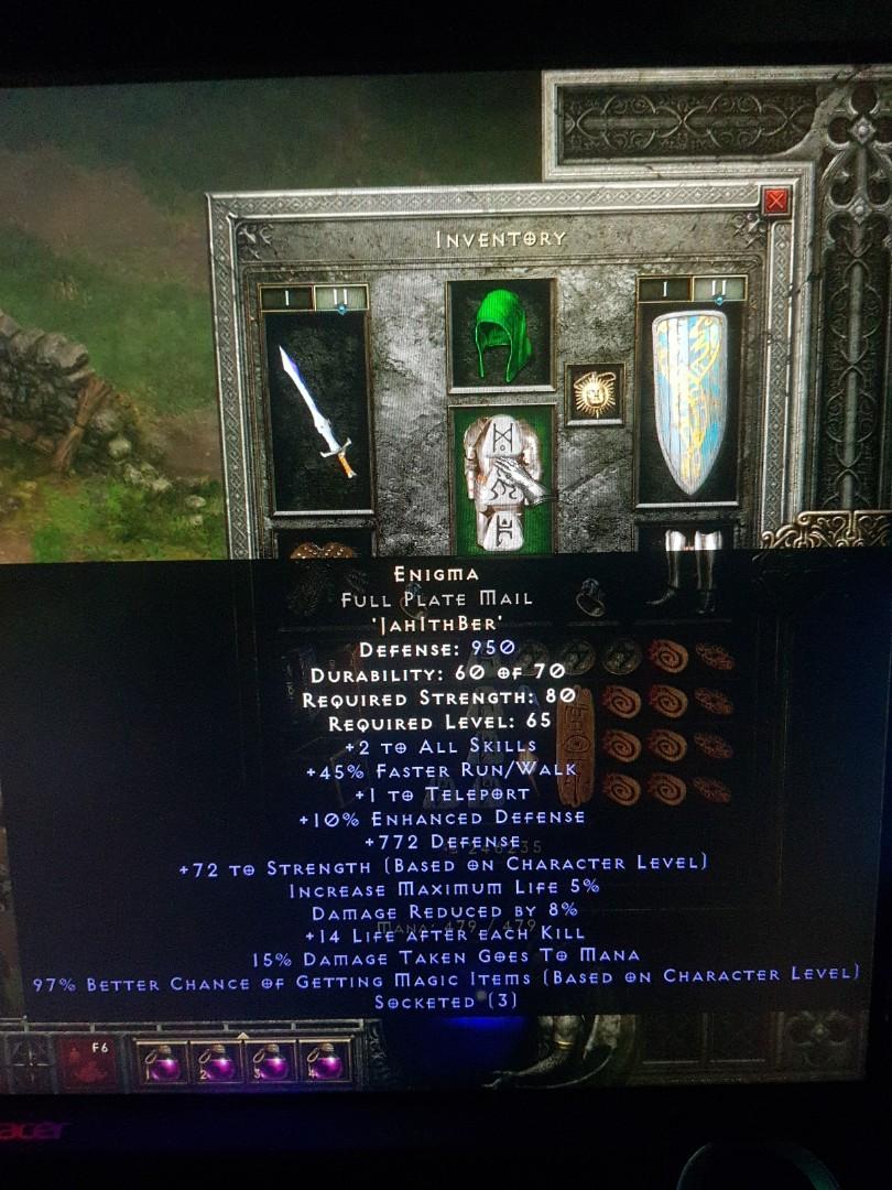 Enigma D2r, Video Gaming, Gaming Accessories, In-Game Products on Carousell