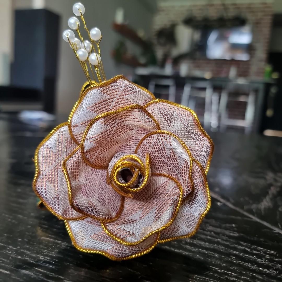 Exclusive Bunga Pahar Songket, Furniture & Home Living, Home Decor ...