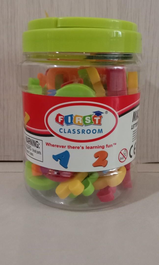 first classroom magnetic letters and numbers, Babies & Kids, Infant ...