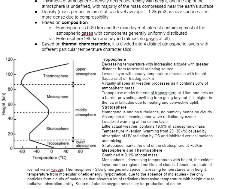 GE3252 A+ NOTES WEATHER AND CLIMATE NUS GEOGRAPHY, Hobbies & Toys ...