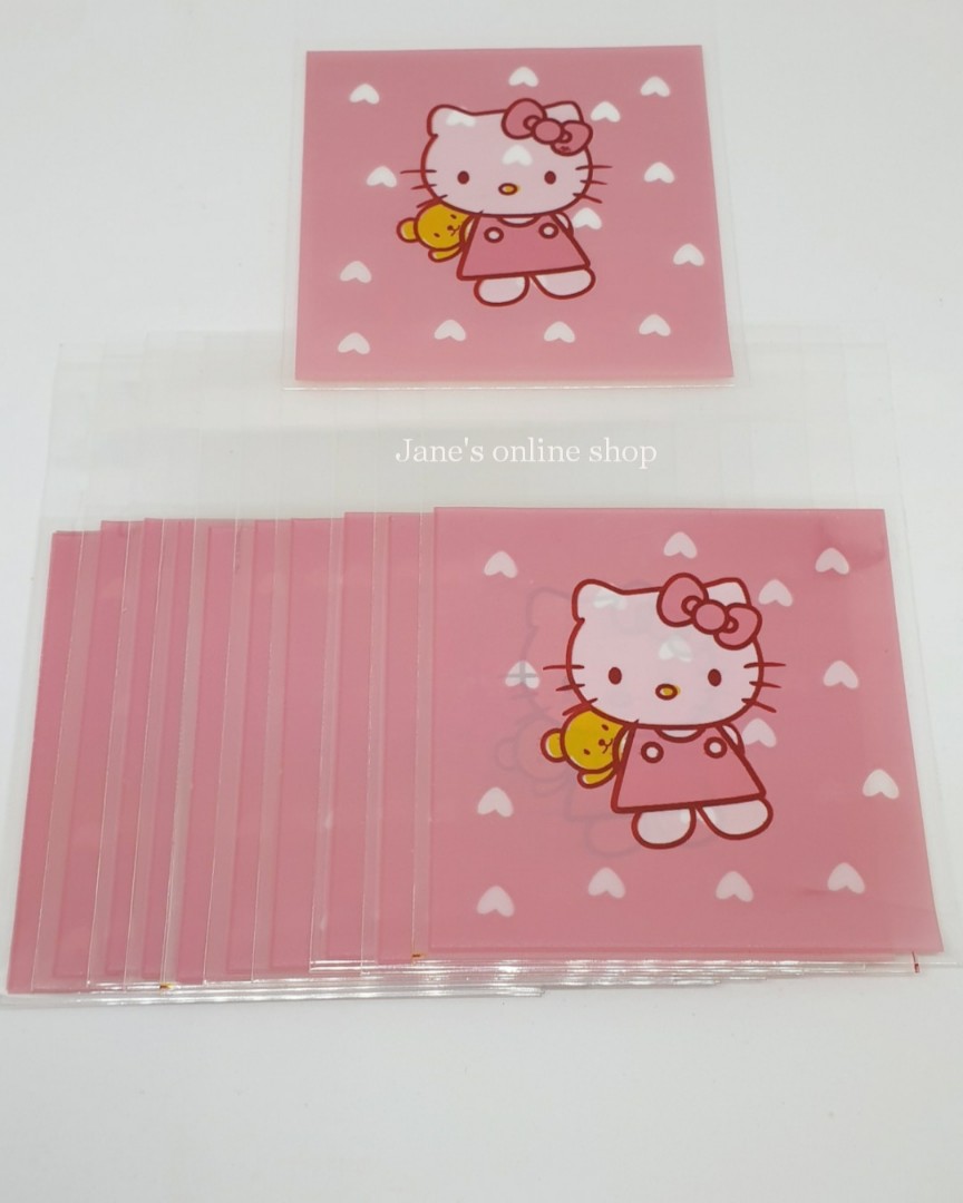 Kawaii Hello Kitty packaging for general items or cookies., Hobbies ...