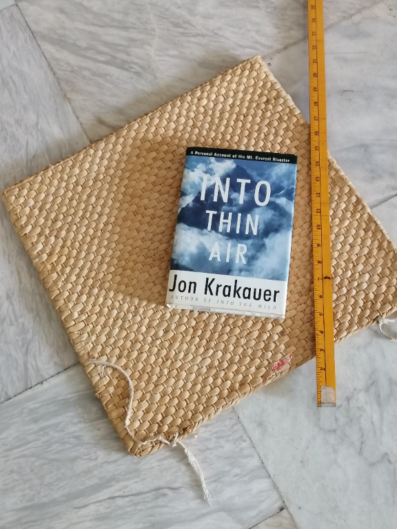 Into Thin Air by Jon Krakauer (Hard bound), Hobbies & Toys, Books ...
