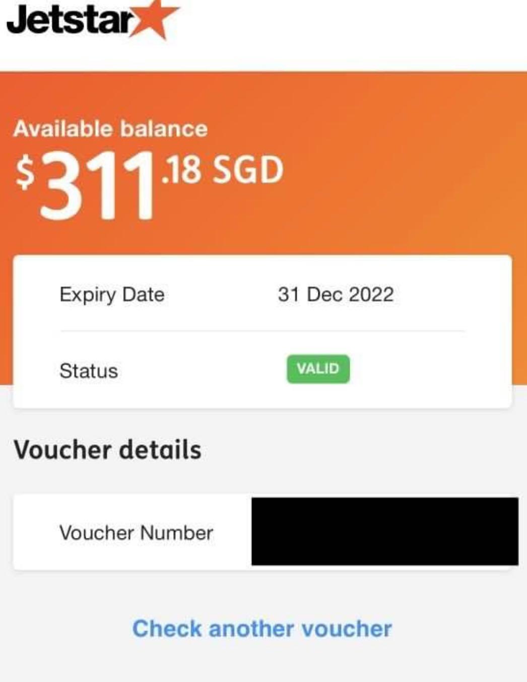 Jetstar Voucher worth $311.18, Tickets & Vouchers, Vouchers on Carousell