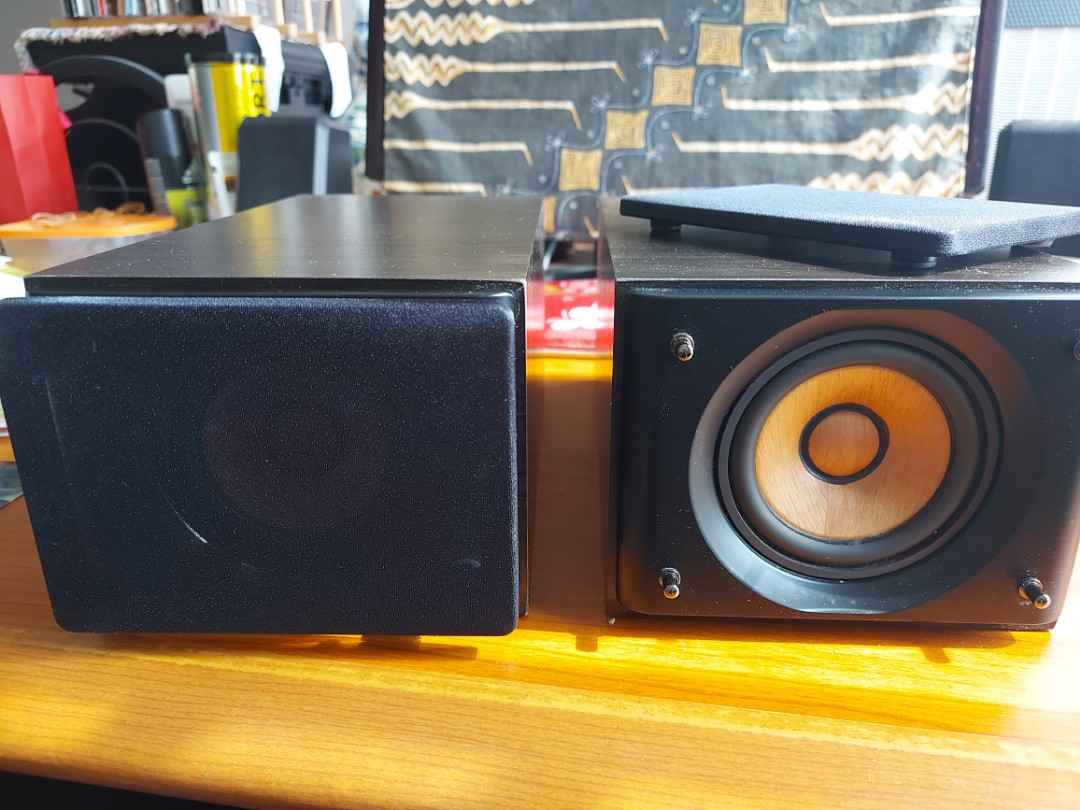 JVC wood cone 喇叭, 音響器材, Soundbar、揚聲器、藍牙喇叭、耳擴 - Carousell