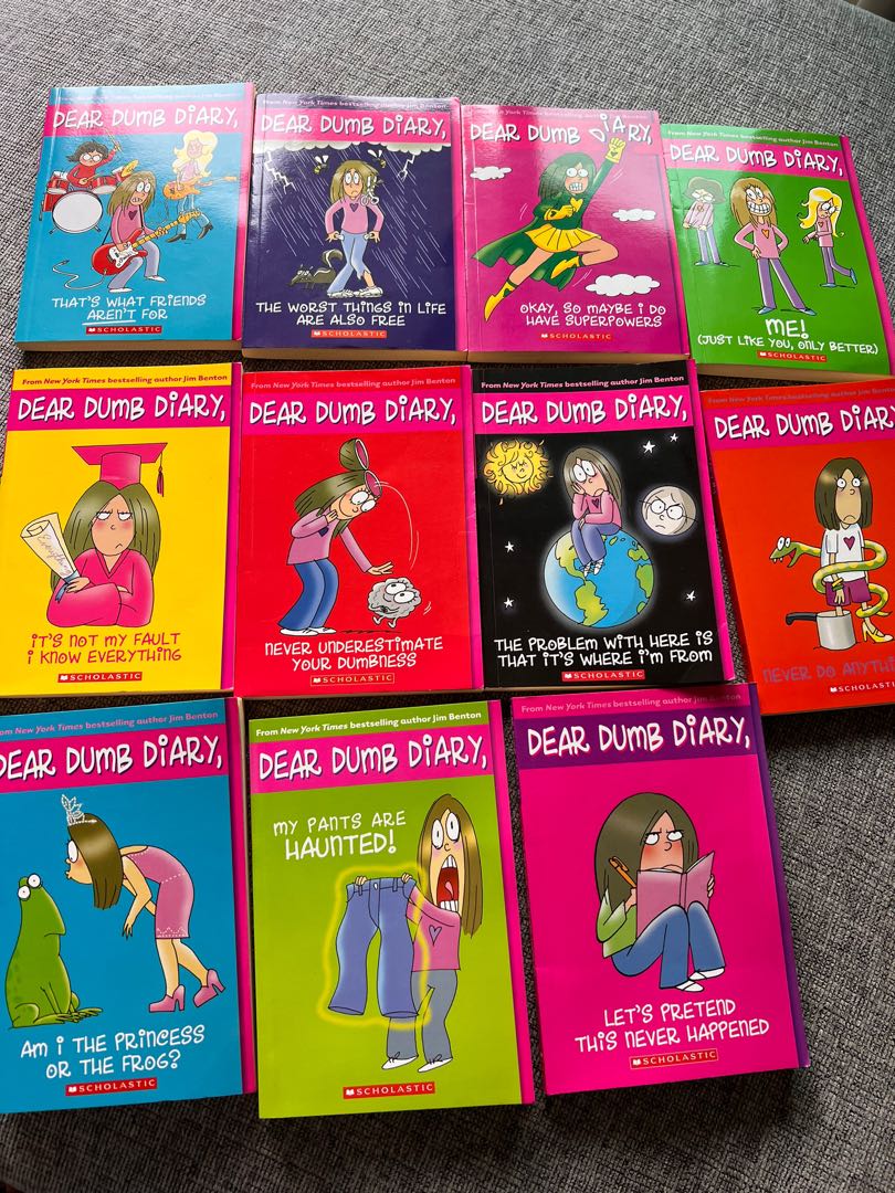 Kids reading books- Story books dear dumb diaries, Hobbies & Toys ...