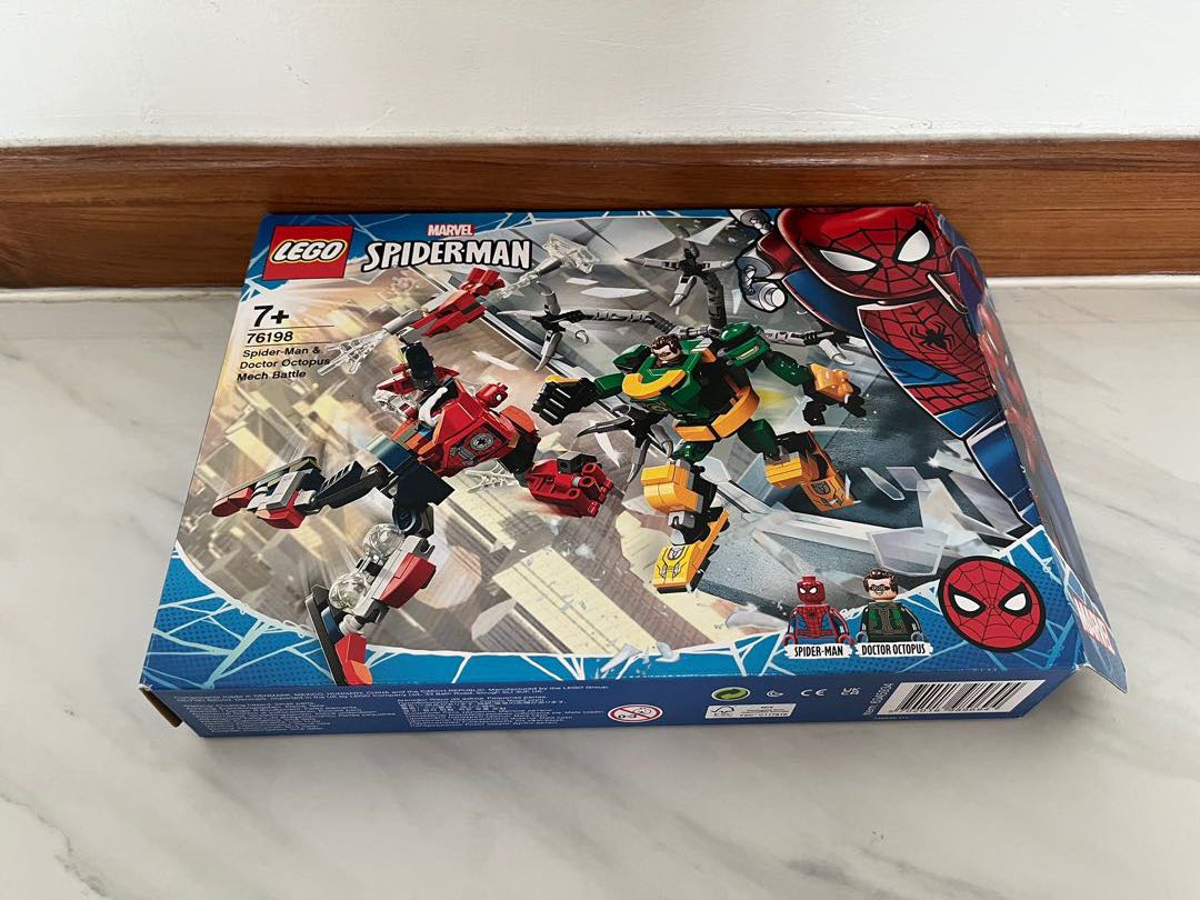 Lego 76198 Spider-Man & Doctor Octopus Mech Battle, Hobbies & Toys ...