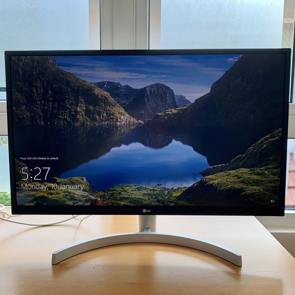 LG 27UL500-W, 27'' UHD 4K HDR Monitor with HDR 10, Computers & Tech ...