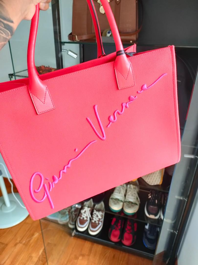 (Last Price) Red Versace Tote Bag with Receipt in Photos, Women's ...