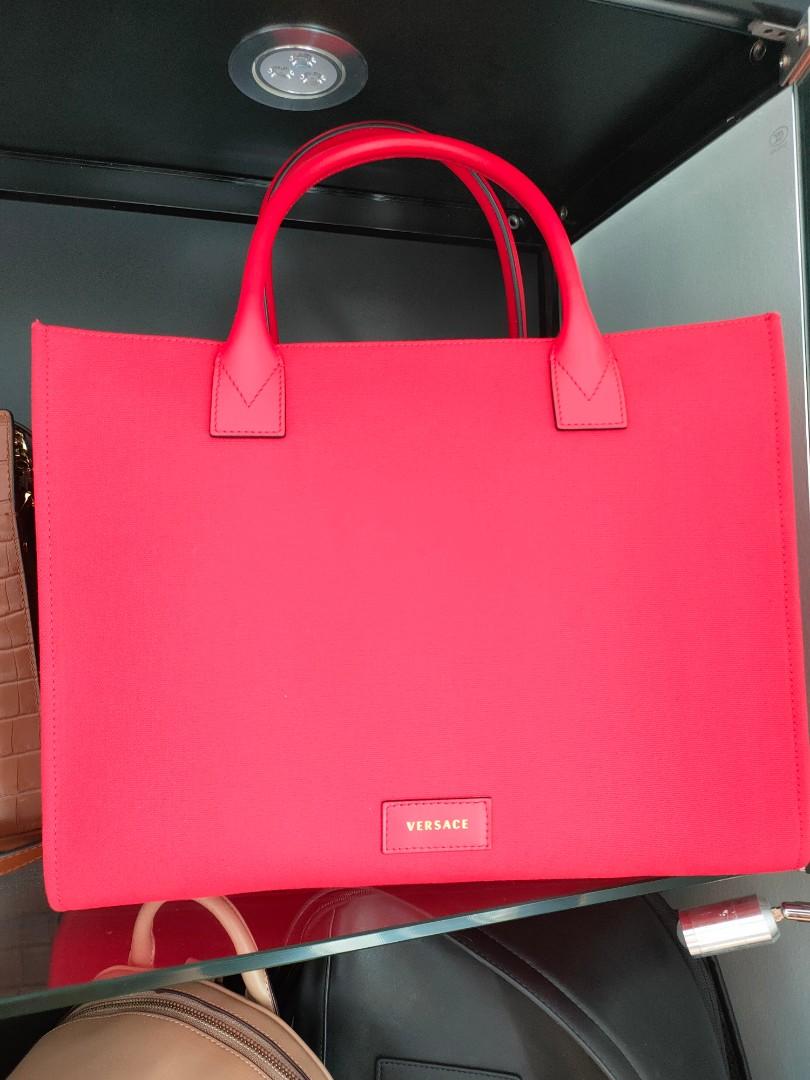 (Last Price) Red Versace Tote Bag with Receipt in Photos, Women's ...