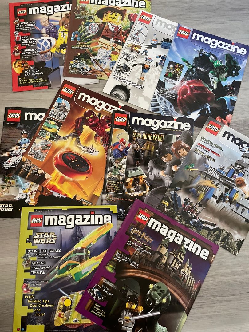 Lot of 10 Vintage LEGO Club Magazines Catalogues, Hobbies & Toys, Books ...