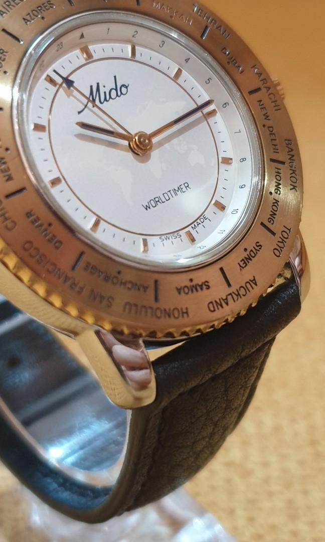 Mido WORLDTIMER, Men's Fashion, Watches & Accessories, Watches on Carousell
