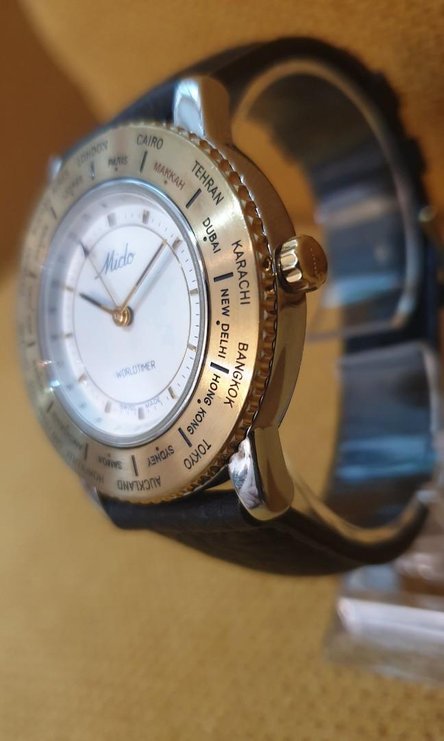 Mido WORLDTIMER, Men's Fashion, Watches & Accessories, Watches on Carousell