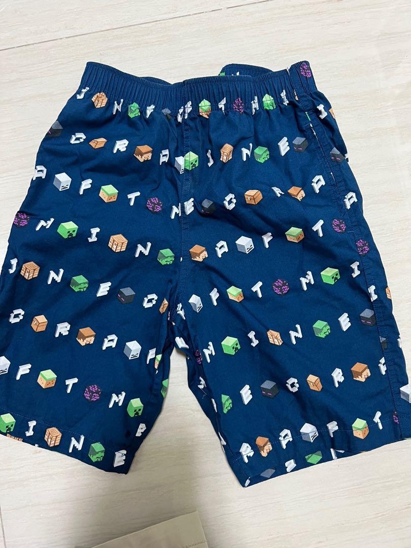 MineCraft shorts, Babies & Kids, Babies & Kids Fashion on Carousell