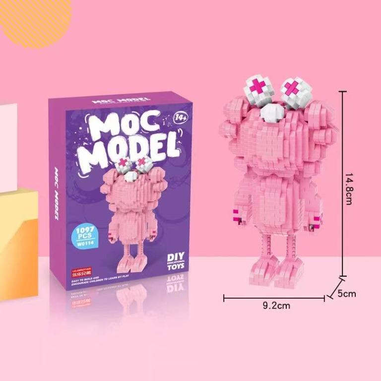 Mini Lego Blocks Sesame Street Cartoon Character Building Blocks Kaws ...