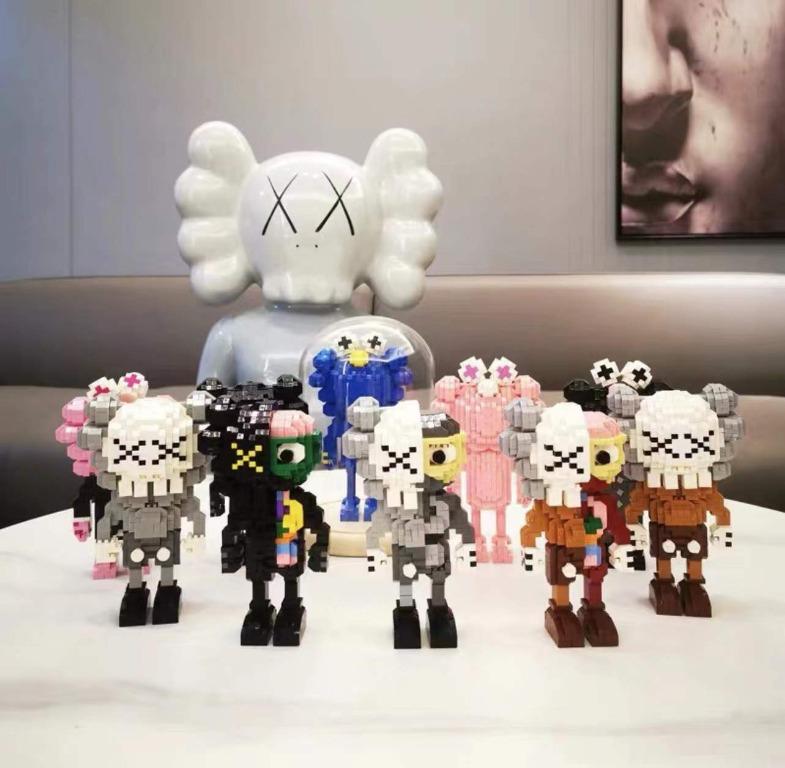 Mini Lego Blocks Sesame Street Cartoon Character Building Blocks Kaws ...
