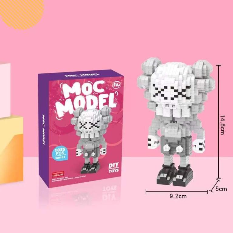 Mini Lego Blocks Sesame Street Cartoon Character Building Blocks Kaws ...