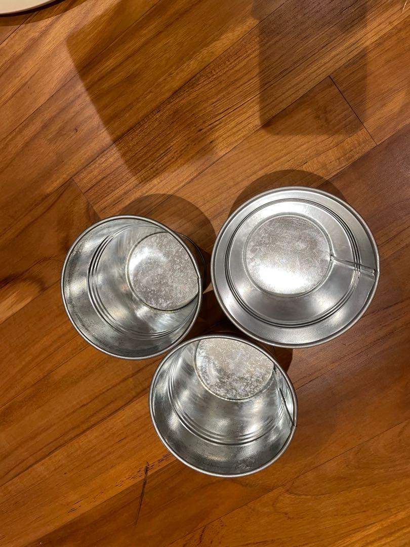 Mini silver buckets, Furniture & Home Living, Home Decor, Vases ...