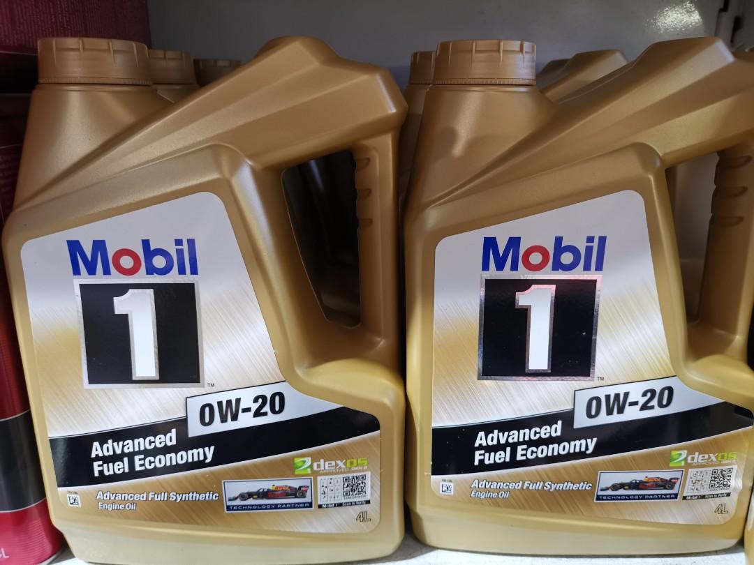 Mobil1 gold 0w20 servicing, Car Accessories, Accessories on Carousell