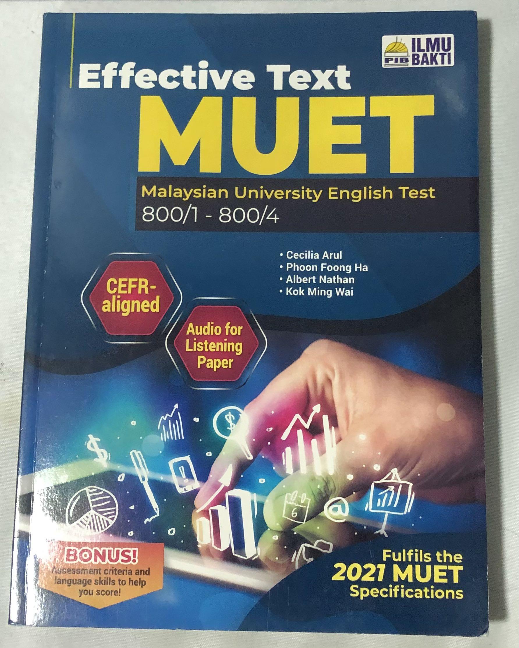 MUET BOOK, Hobbies & Toys, Books & Magazines, Textbooks on Carousell