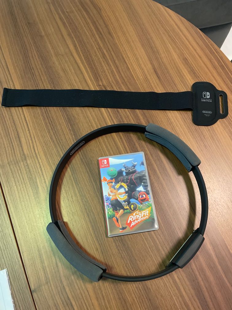 Nintendo Switch Ring Fit Adventure Set, Video Gaming, Video Games ...
