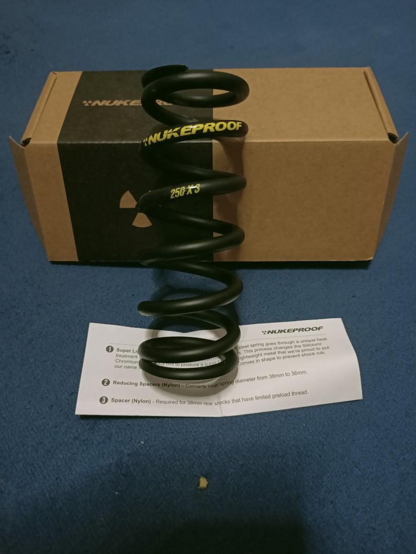 Nukeproof SLS Spring Super Light Spring 250lbs Rear Shock Spring ...