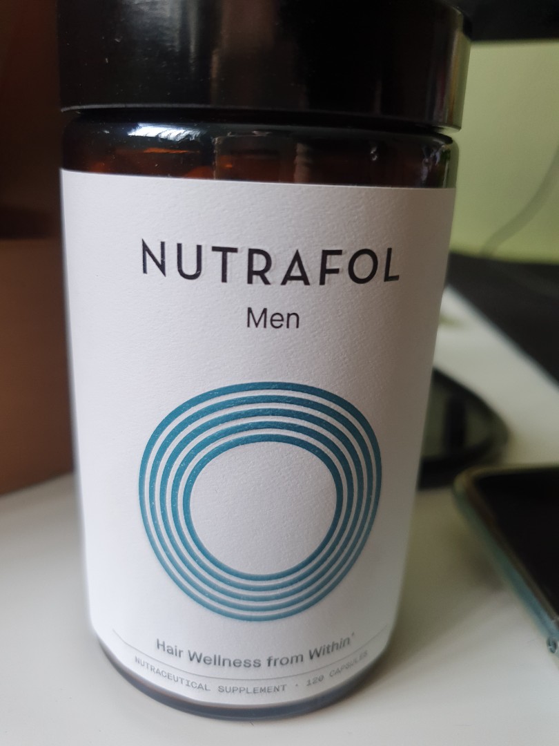 Nutrafol Men Hair supplement, Beauty & Personal Care, Hair on Carousell