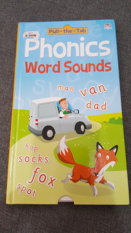 PHONICS Word Sounds-PULL the TAB, Hobbies & Toys, Books & Magazines ...