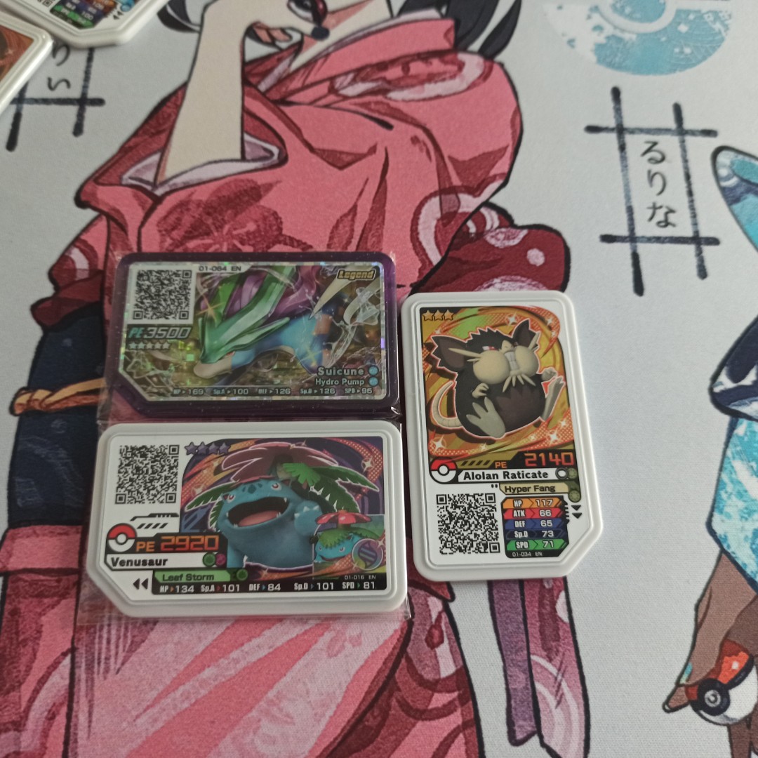 Pokémon Pokemon gaole gao le ga ole 5stars legend suicune set, Hobbies ...