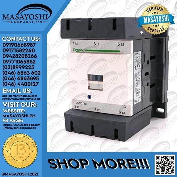 Pole Contactor Schneider LC1D150 Contactor 440v | Magnetic Contactor | Schneider, Commercial ...