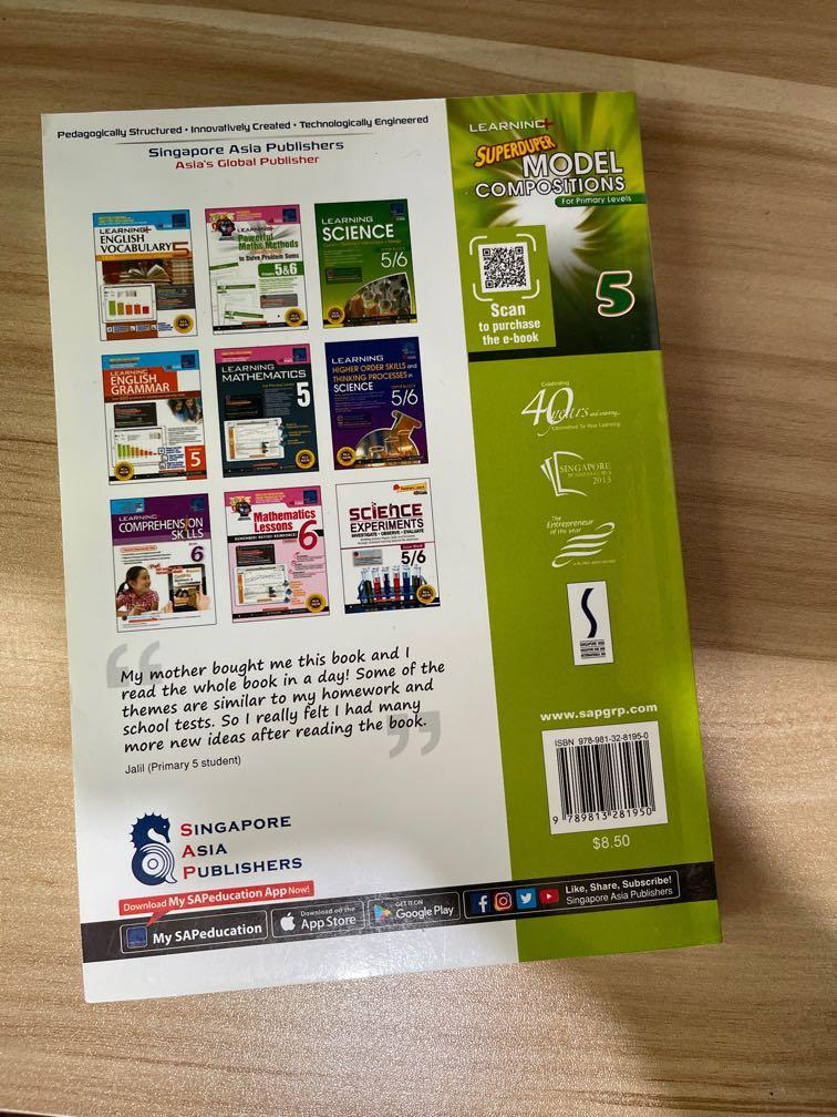 Primary 5 model composition booklet, Hobbies & Toys, Books & Magazines ...