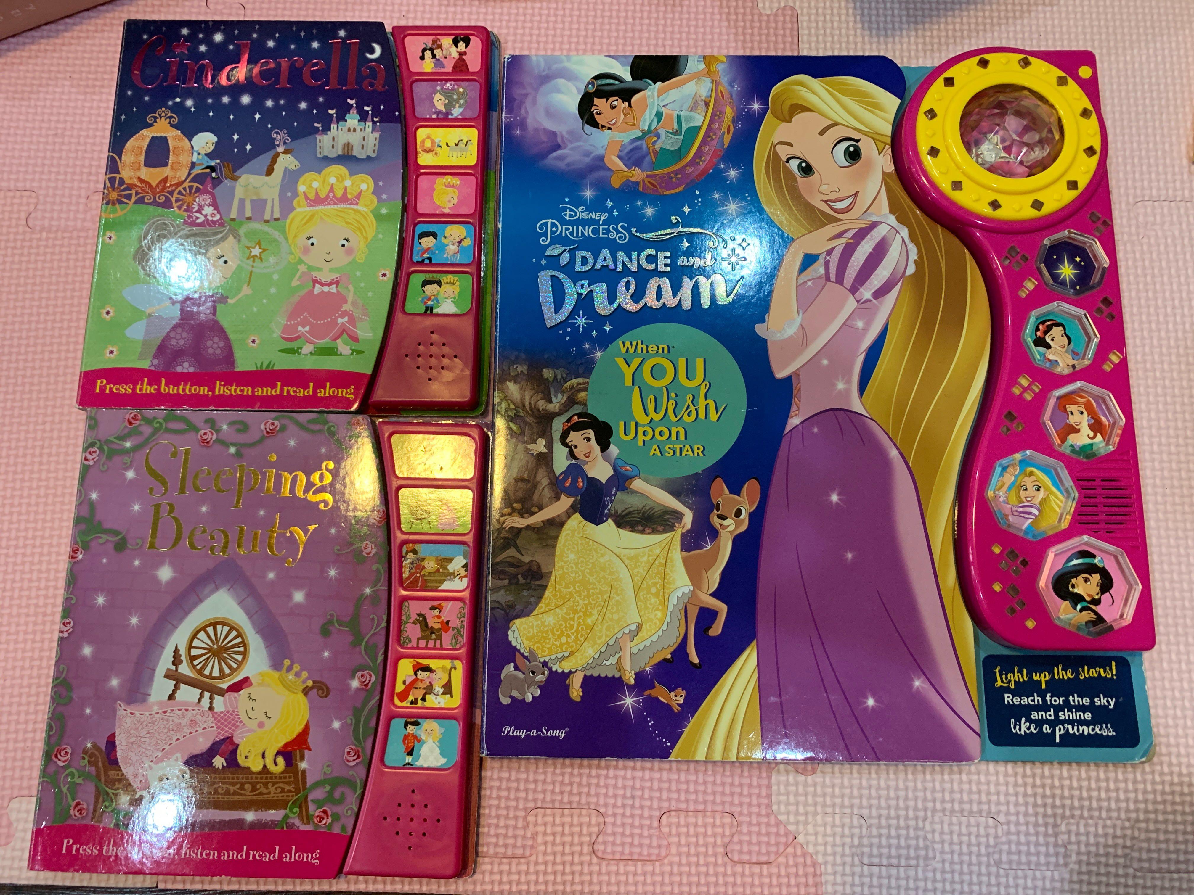 Princess music book/Sleeping beauty /Cinderella Sound book, Babies ...