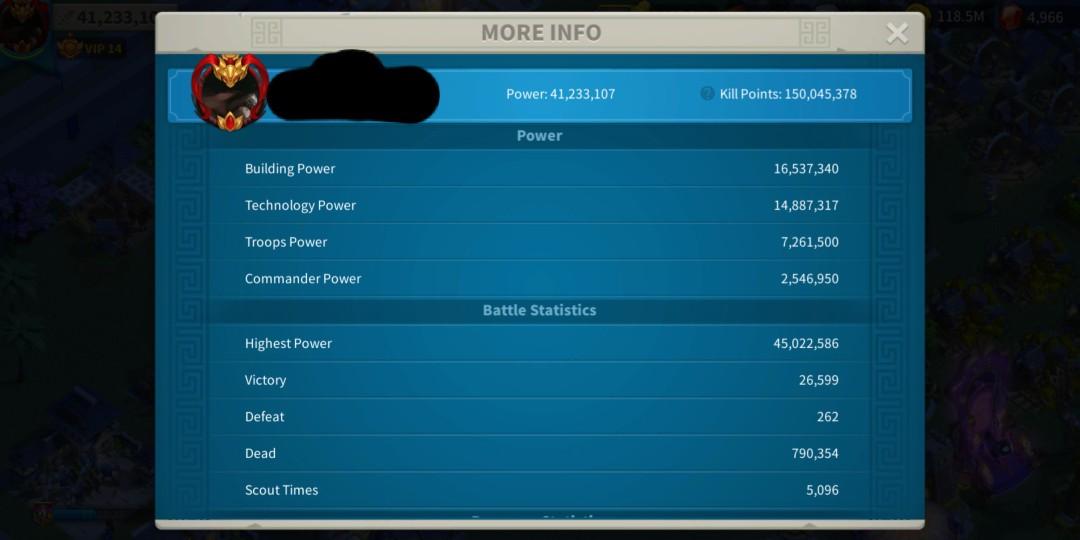 ROK Rise of kingdoms account (VIP14), Video Gaming, Gaming Accessories ...