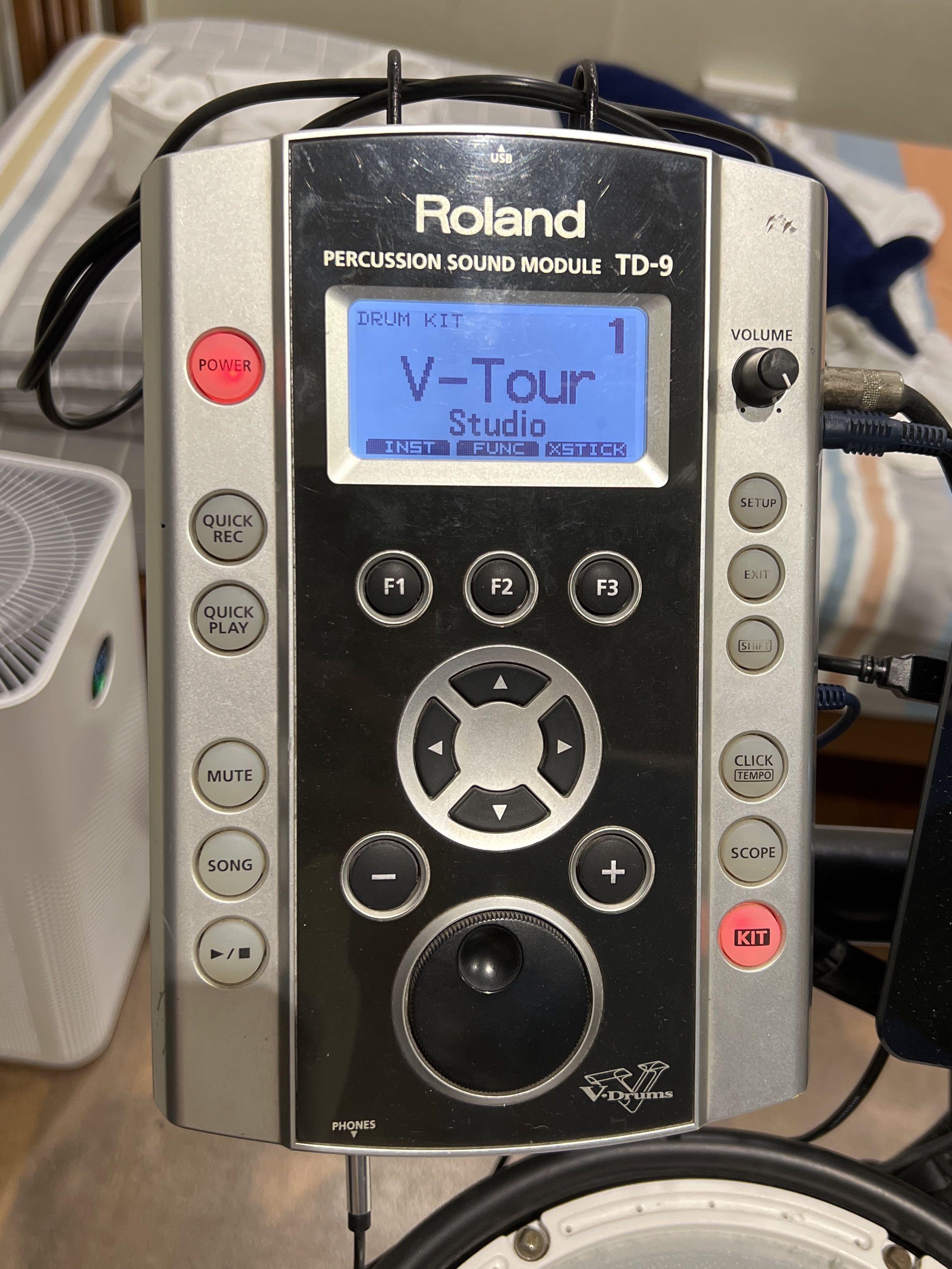 Roland TD-9 drum module (1st gen), Hobbies & Toys, Music & Media ...