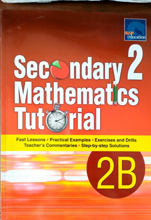 Secondary 2 Mathematics Tutorial 2B with answer key, Hobbies & Toys ...