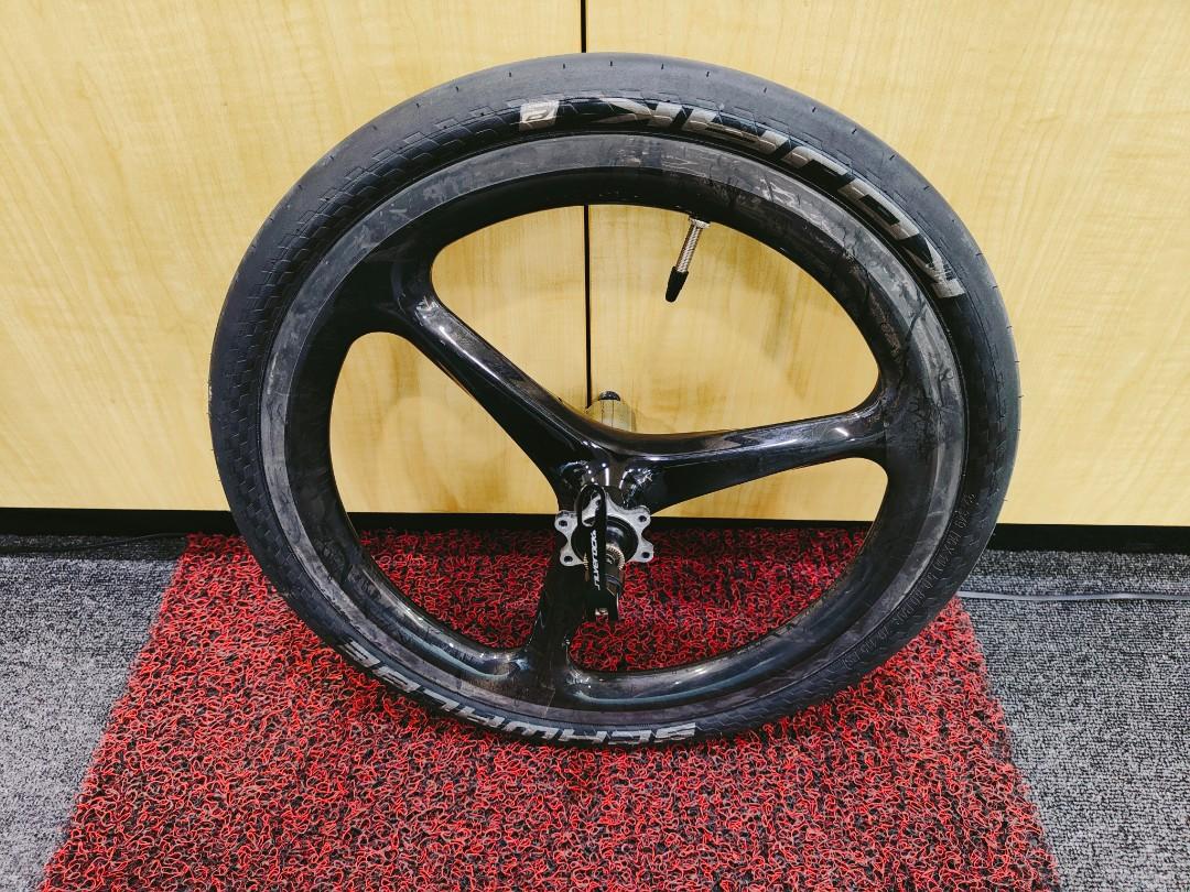 SilverRock Tri spoke Forged Carbon Wheelset, Sports Equipment, Bicycles ...