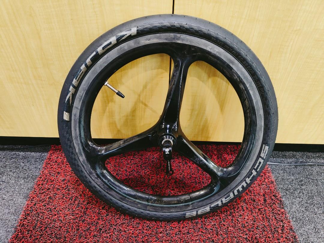 SilverRock Tri spoke Forged Carbon Wheelset, Sports Equipment, Bicycles ...