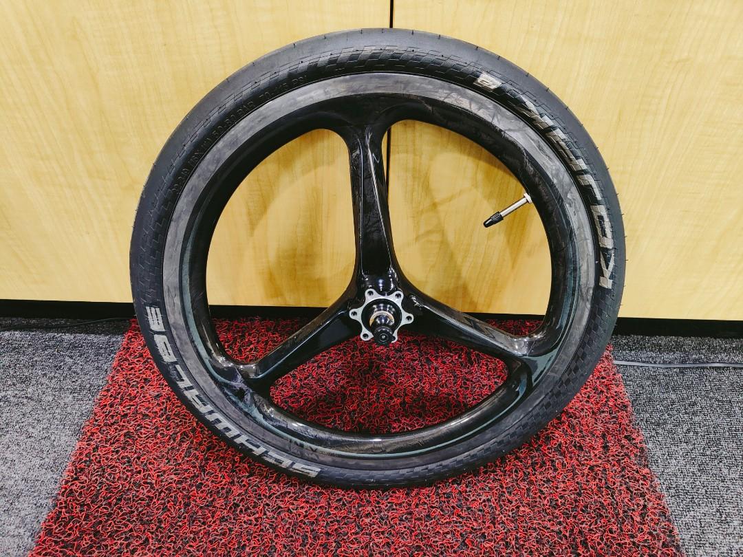 SilverRock Tri spoke Forged Carbon Wheelset, Sports Equipment, Bicycles ...