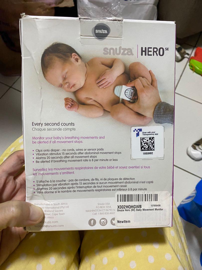 Snuza baby breathing monitor, Babies & Kids, Baby Monitors on Carousell