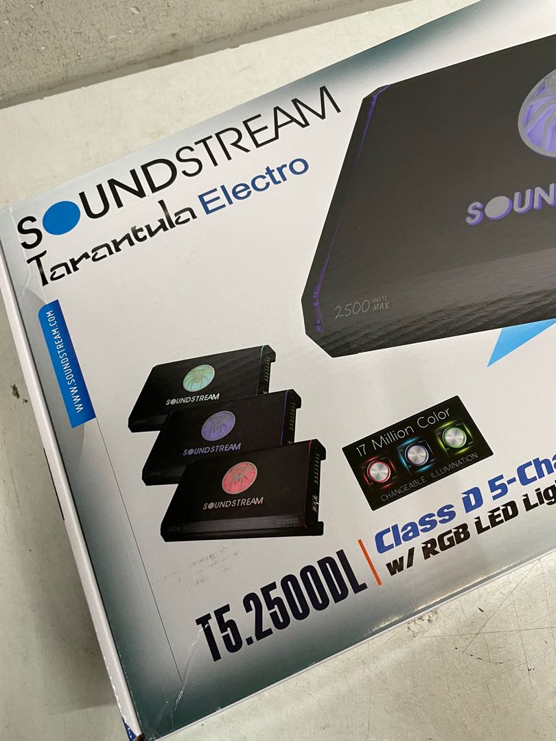 Sound Stream T5.2500DL Class D 5-Channel Car Amplifier, Car Accessories ...