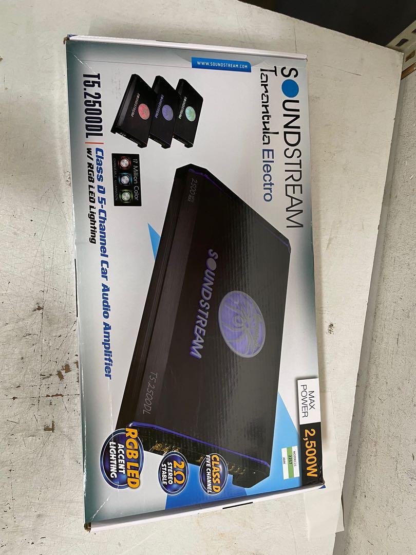 Sound Stream T5.2500DL Class D 5-Channel Car Amplifier, Car Accessories ...