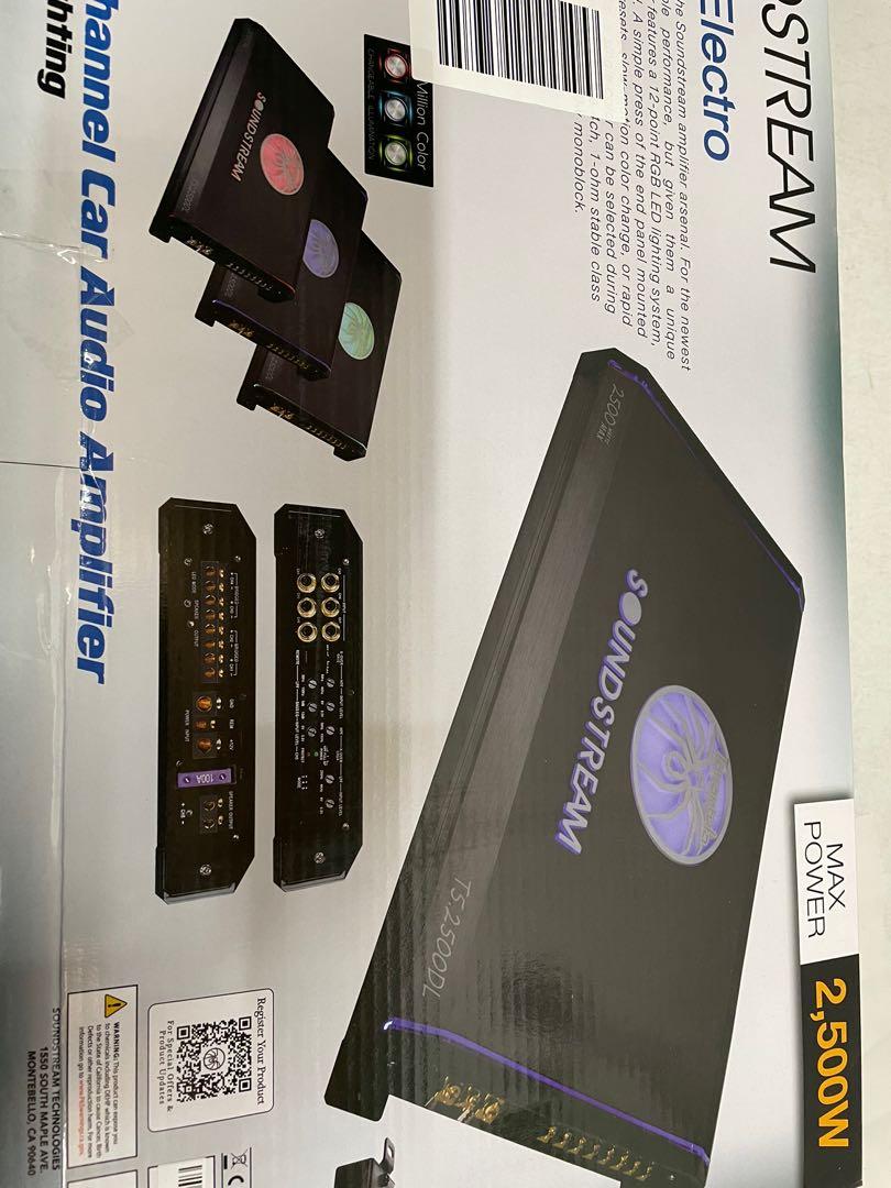 Sound Stream T5.2500DL Class D 5-Channel Car Amplifier, Car Accessories ...