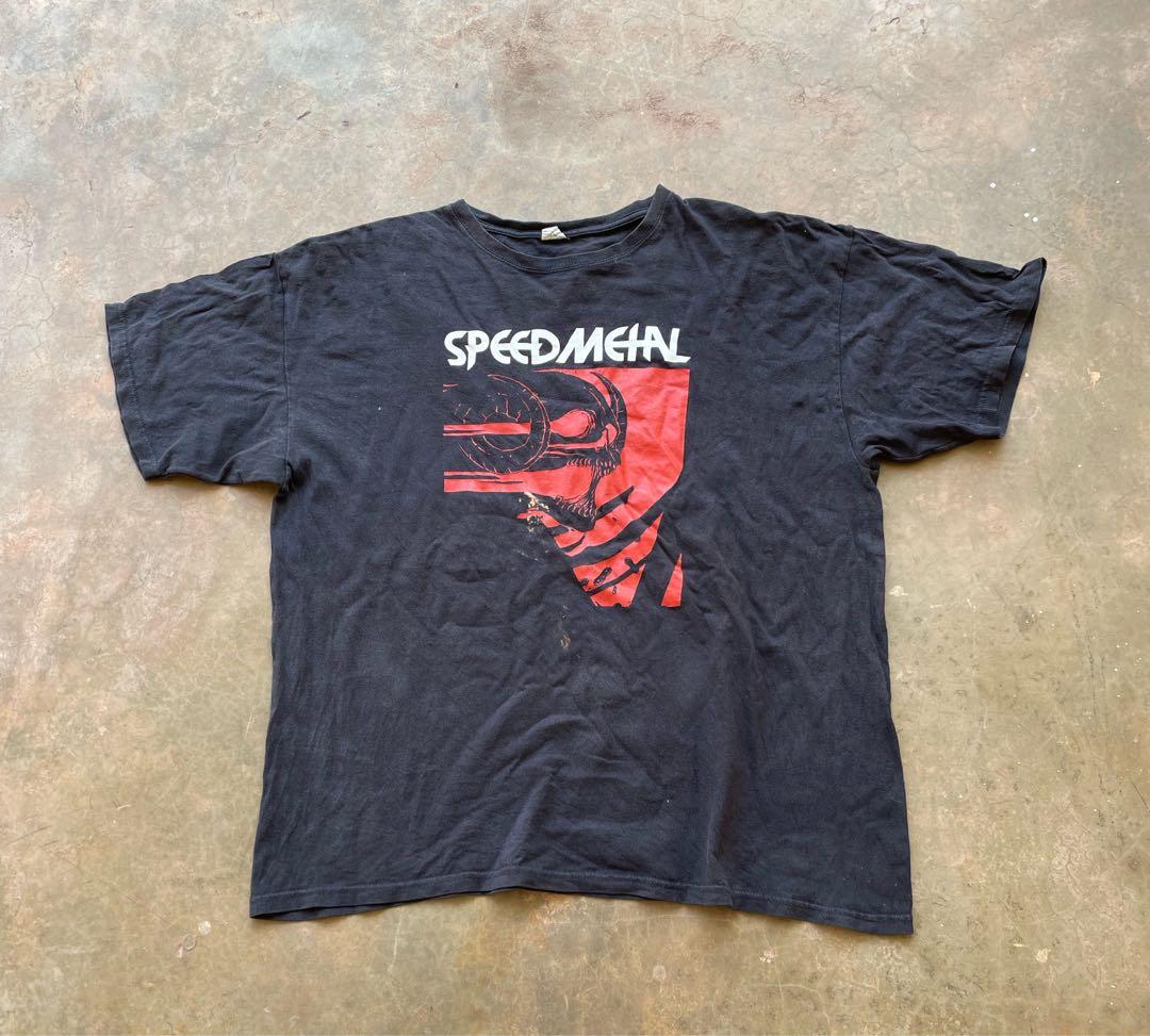 SPEED METAL BAND TEE, Men's Fashion, Tops & Sets, Tshirts & Polo Shirts ...